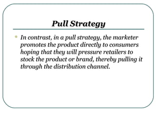 What is a 'Distribution Channel' | PPT