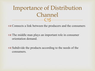 Distribution channel | PPT