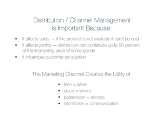 Distribution channel managment | PDF