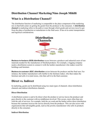 Indirect Distribution Channel