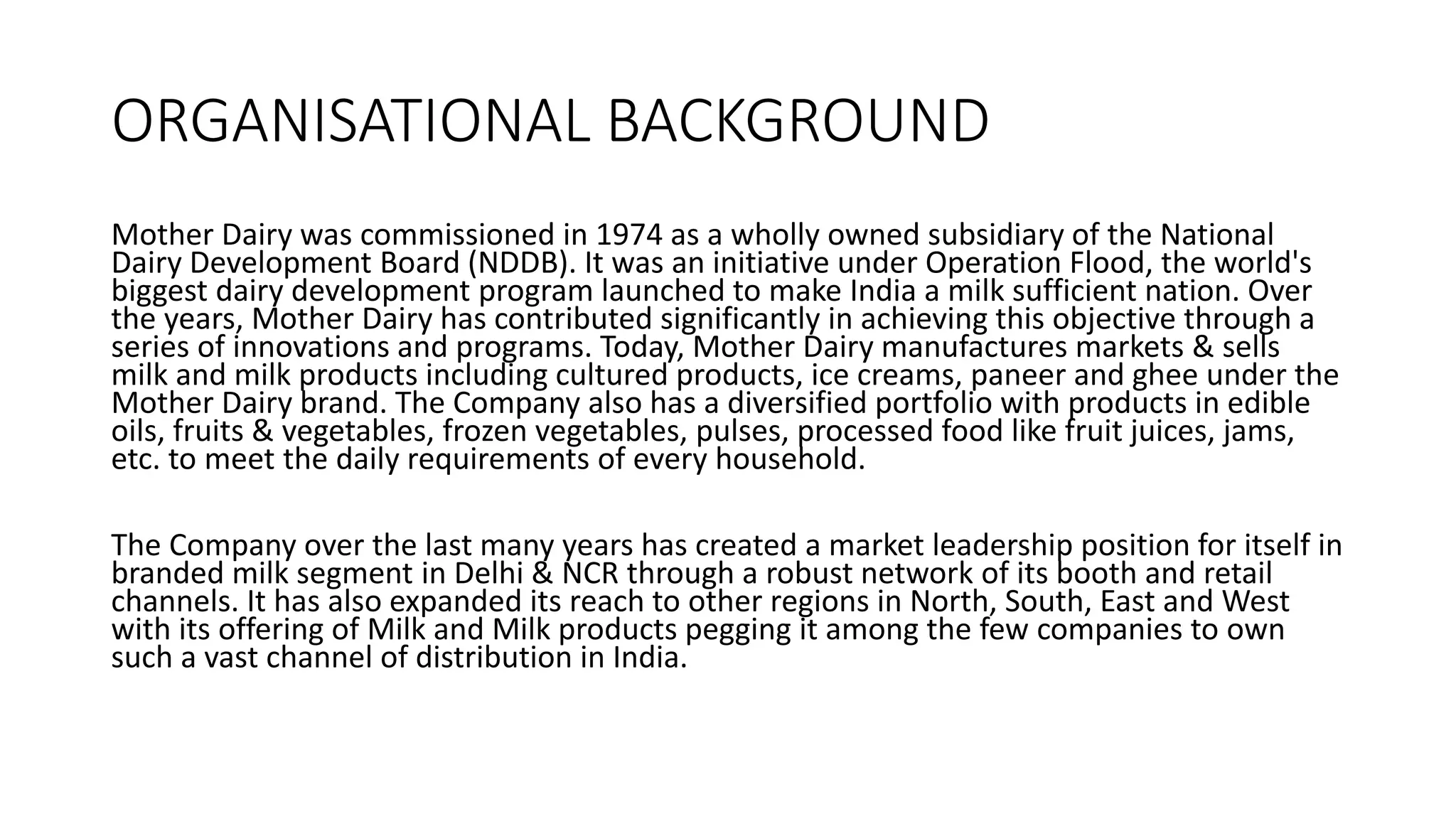 Distribution channels mother dairy and nestle | PPTX