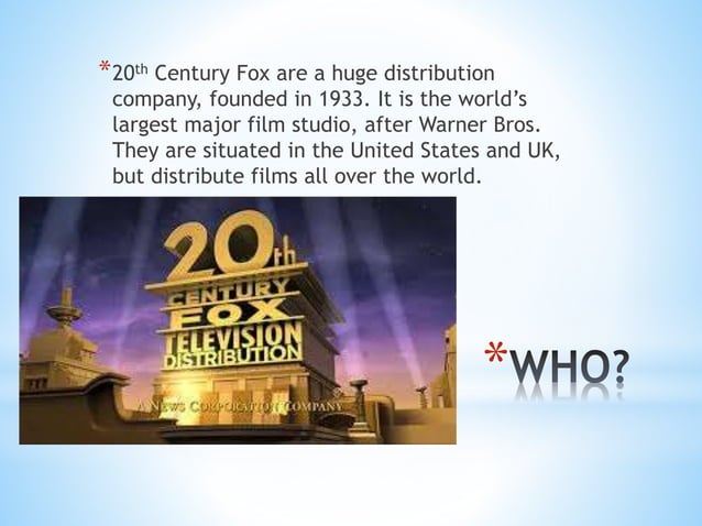 20th Century Fox UK | PPTX