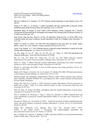 Distribution, composition profiles and source identification of ...