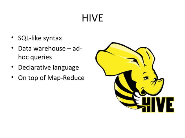Hadoop distributions - ecosystem | PPT