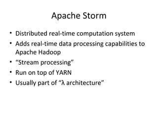 Hadoop distributions - ecosystem | PPT