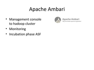 Hadoop distributions - ecosystem | PPT