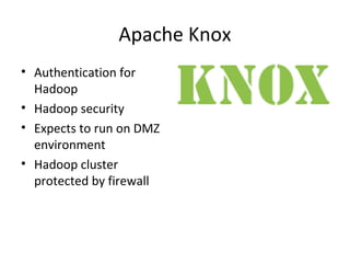 Hadoop distributions - ecosystem | PPT