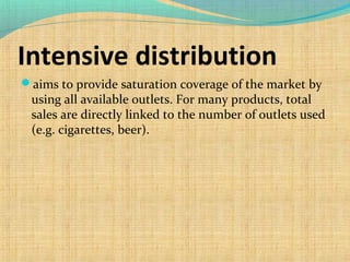Distribution intensity final | PPT