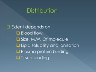 Pharmacokinetics : Drug Distribution -Dr Rahul Kunkulol's Power point ...