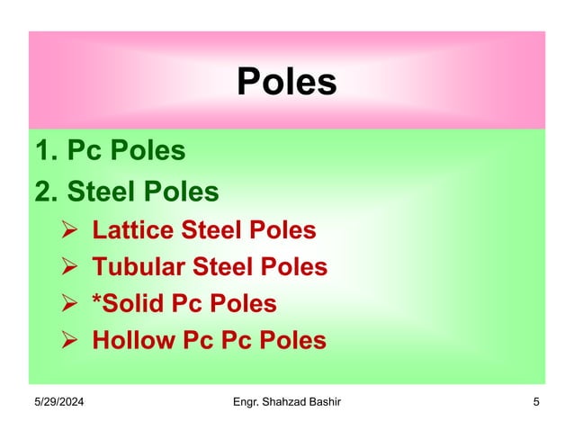 Distribution line material and its operation | PPT