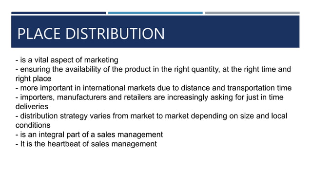 DISTRIBUTION MANAGEMENT - Introduction to Distribution and its origin ...