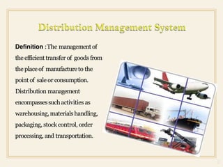 Distribution management by farooq azam | PPT