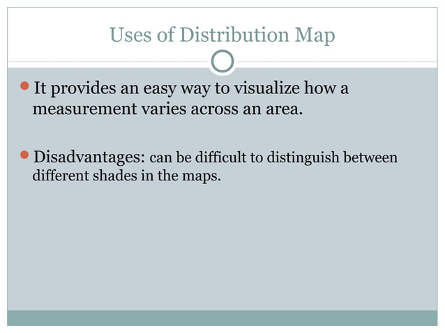 Distribution maps | PPT | Geography | Science