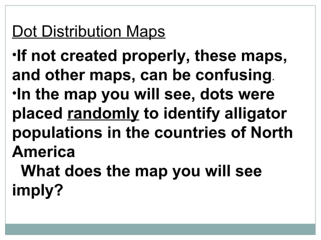 Distribution maps | PPT | Geography | Science