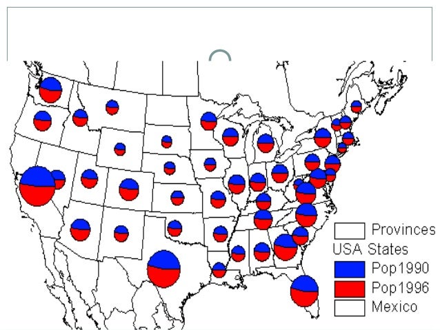 Graduated Symbol Map