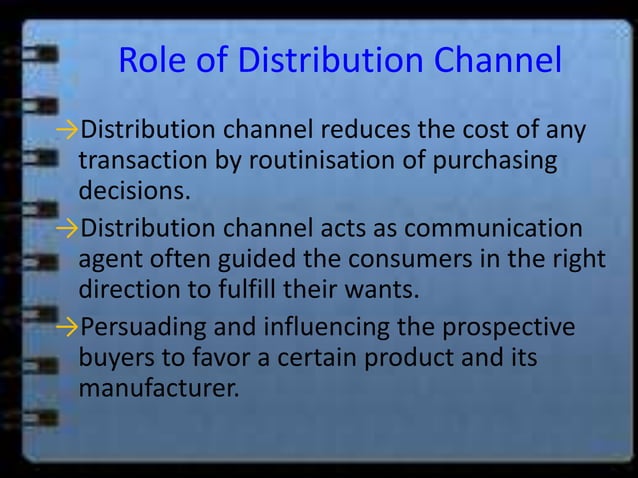 Distribution network management | PPTX