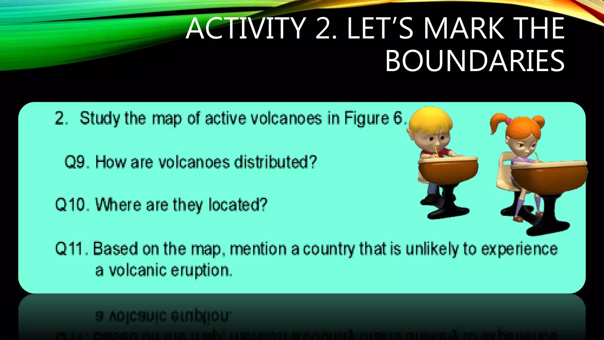 DISTRIBUTION OF ACTIVE VOLCANOES, EARTHQUAKE (1).pptx