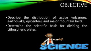 DISTRIBUTION OF ACTIVE VOLCANOES, EARTHQUAKE (1).pptx