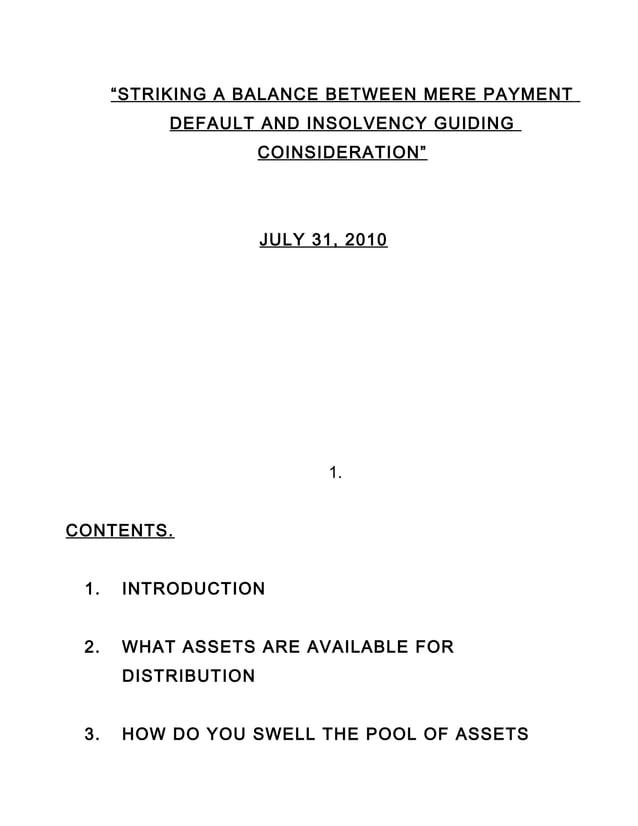 Distribution Of Company Assets In Liquidation | PDF Distribution Of Company Assets In Liquidation | PDF