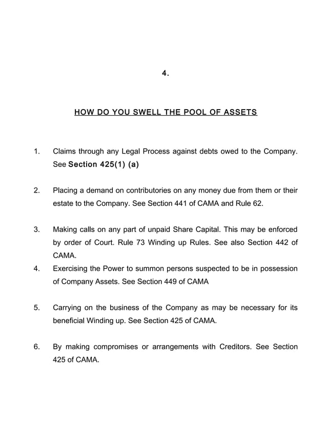 Distribution Of Company Assets In Liquidation | PDF Distribution Of Company Assets In Liquidation | PDF