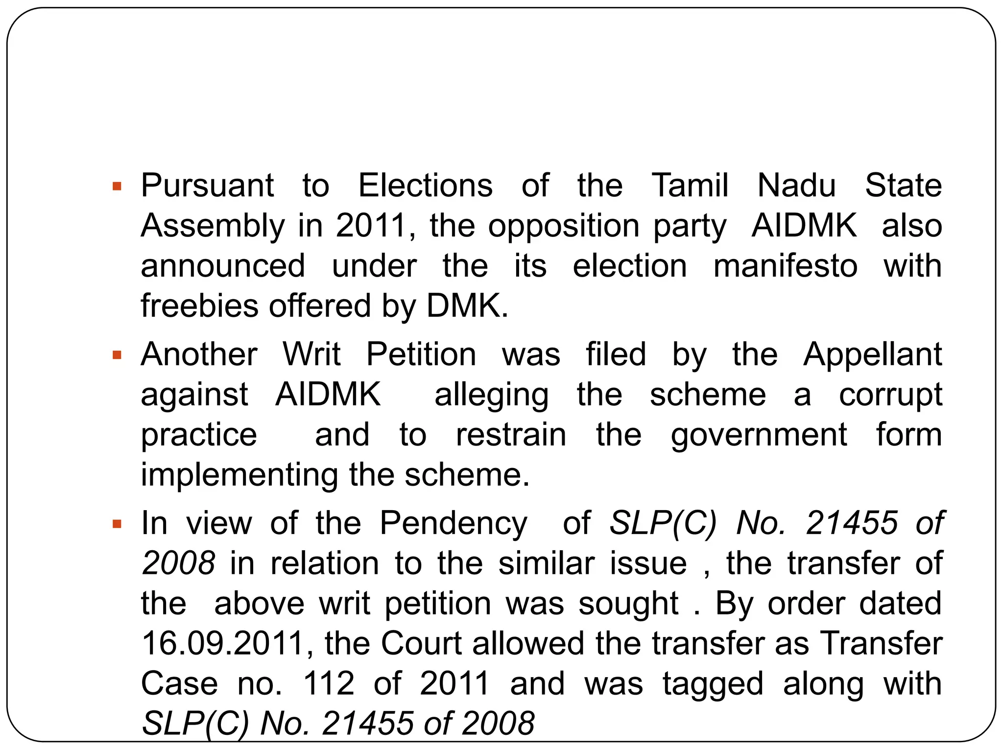Distribution of freebies during Elections - Legal? | PPTX