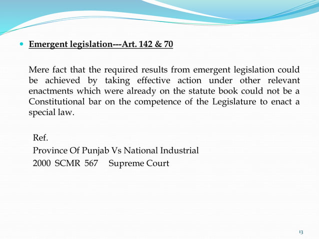 Distribution of legislative powers | PPTX