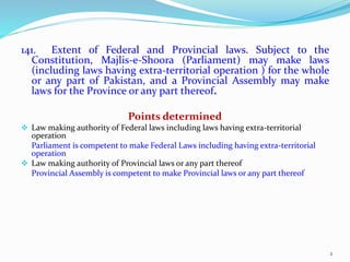 Distribution of legislative powers | PPTX