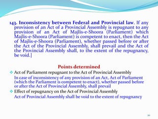 Distribution of legislative powers | PPTX