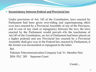 Distribution of legislative powers | PPTX