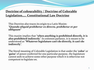 Distribution of legislative powers | PPTX