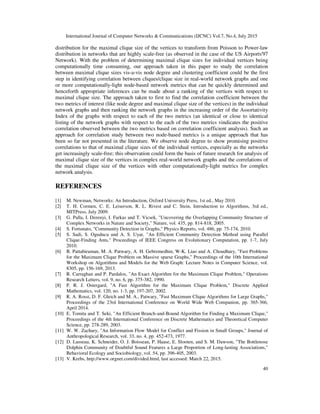 Distribution of maximal clique size of the | PDF