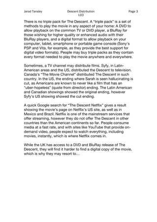 Distribution of The Descent | PDF