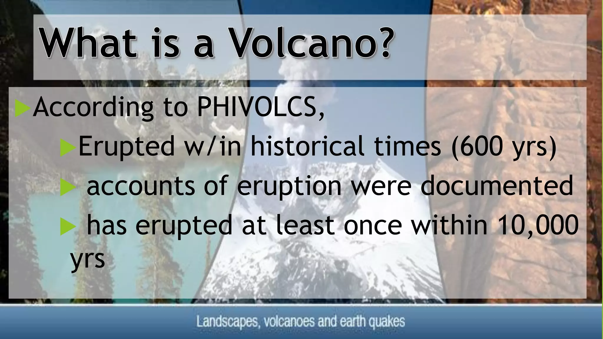 Distribution of volcanoes, earthquakes and mountain ranges | PPTX