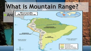 Distribution of volcanoes, earthquakes and mountain ranges | PPTX