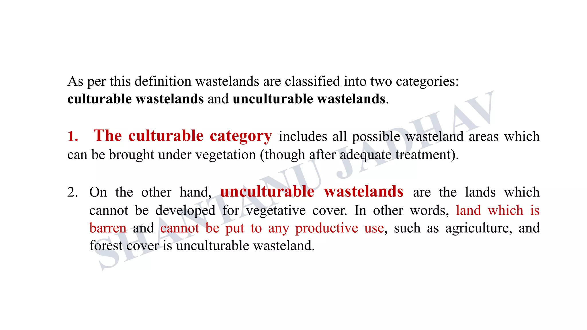 Distribution of wasteland and problem soils | PDF