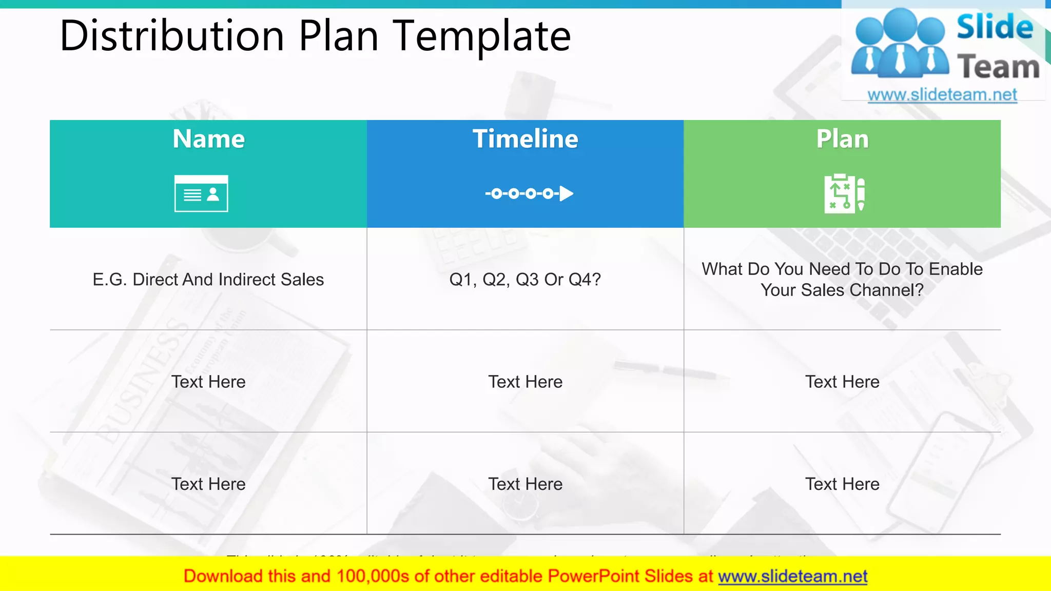 Distribution Plan PowerPoint Presentation Slides | PDF