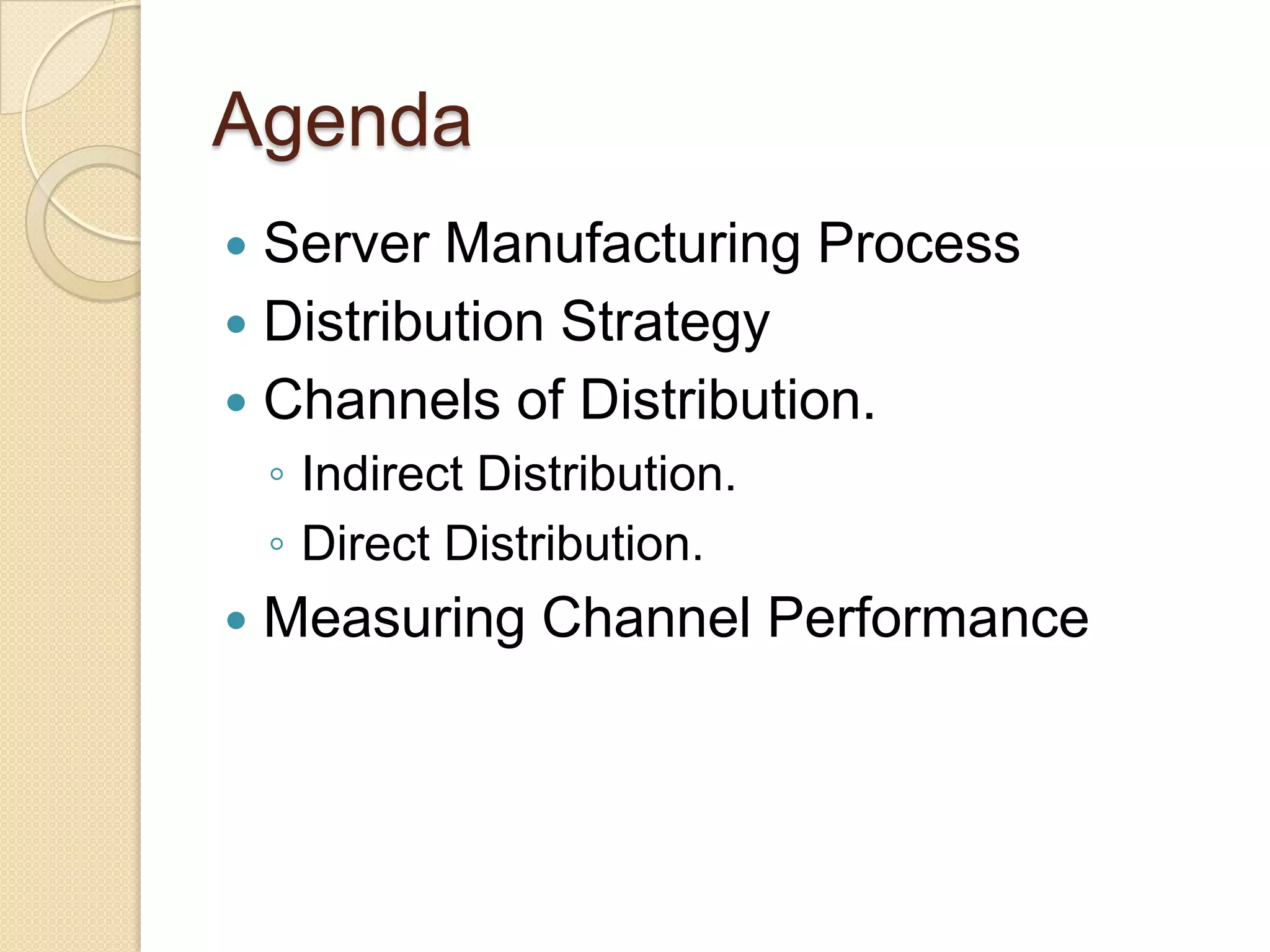 Indirect Server Distribution Strategy | PPTX