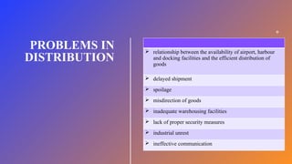DISTRIBUTION PROBLEMS & SOLUTIONS.ppretx | PPTX