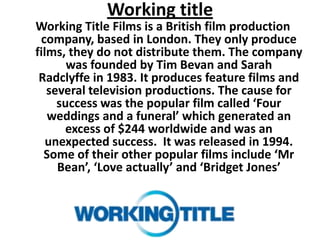 Distribution & production companies | PPTX