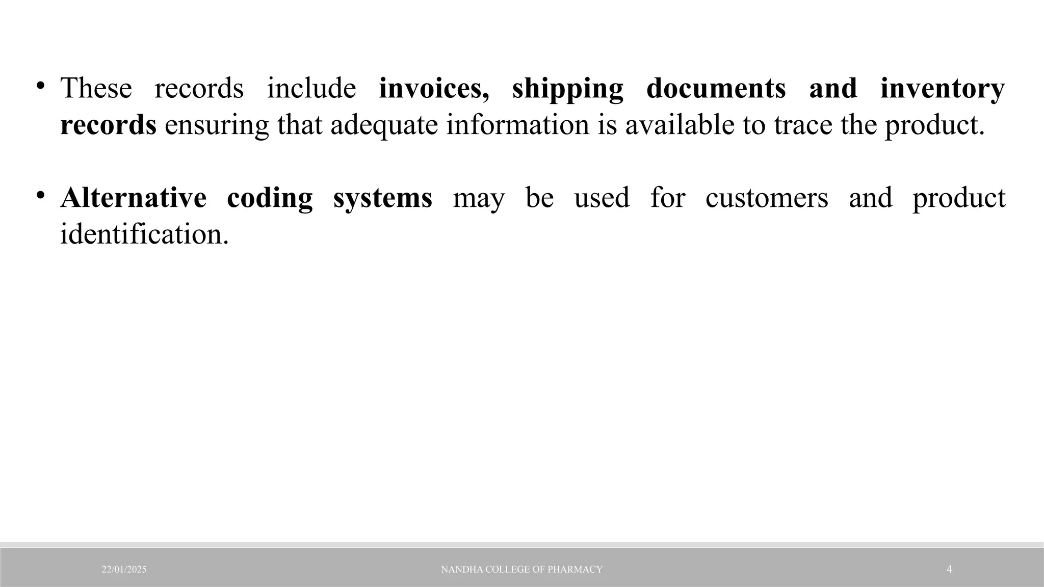 DISTRIBUTION RECORDS IN PHARMACEUTICAL INDUSTRY.pptx