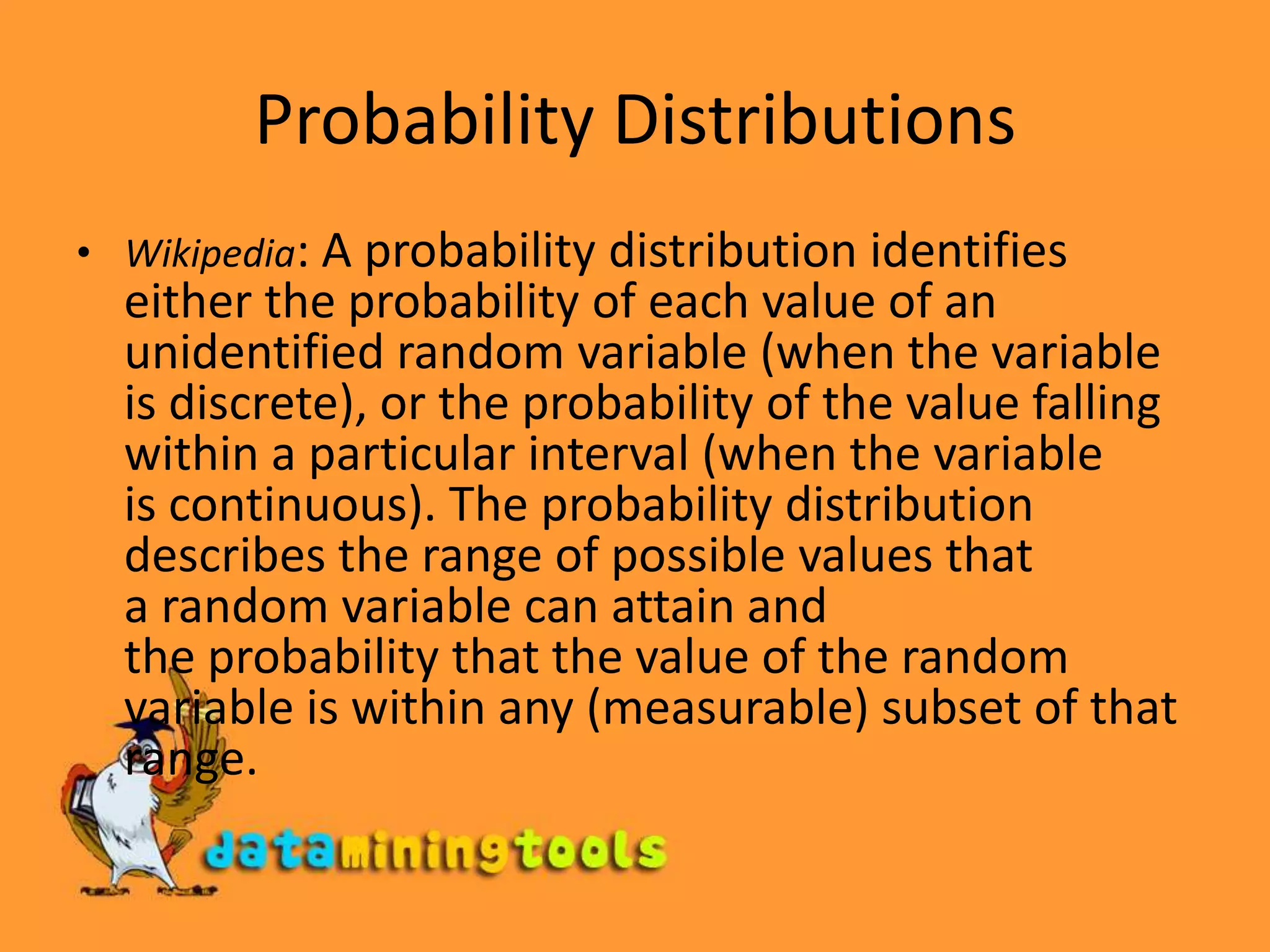 Matlab: Statistics and Distributions | PPT