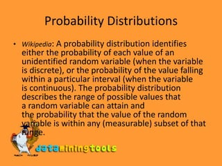 Matlab: Statistics and Distributions | PPT