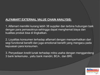 Distribution value chain alfa | PPTX