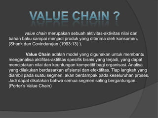 Distribution value chain alfa | PPTX