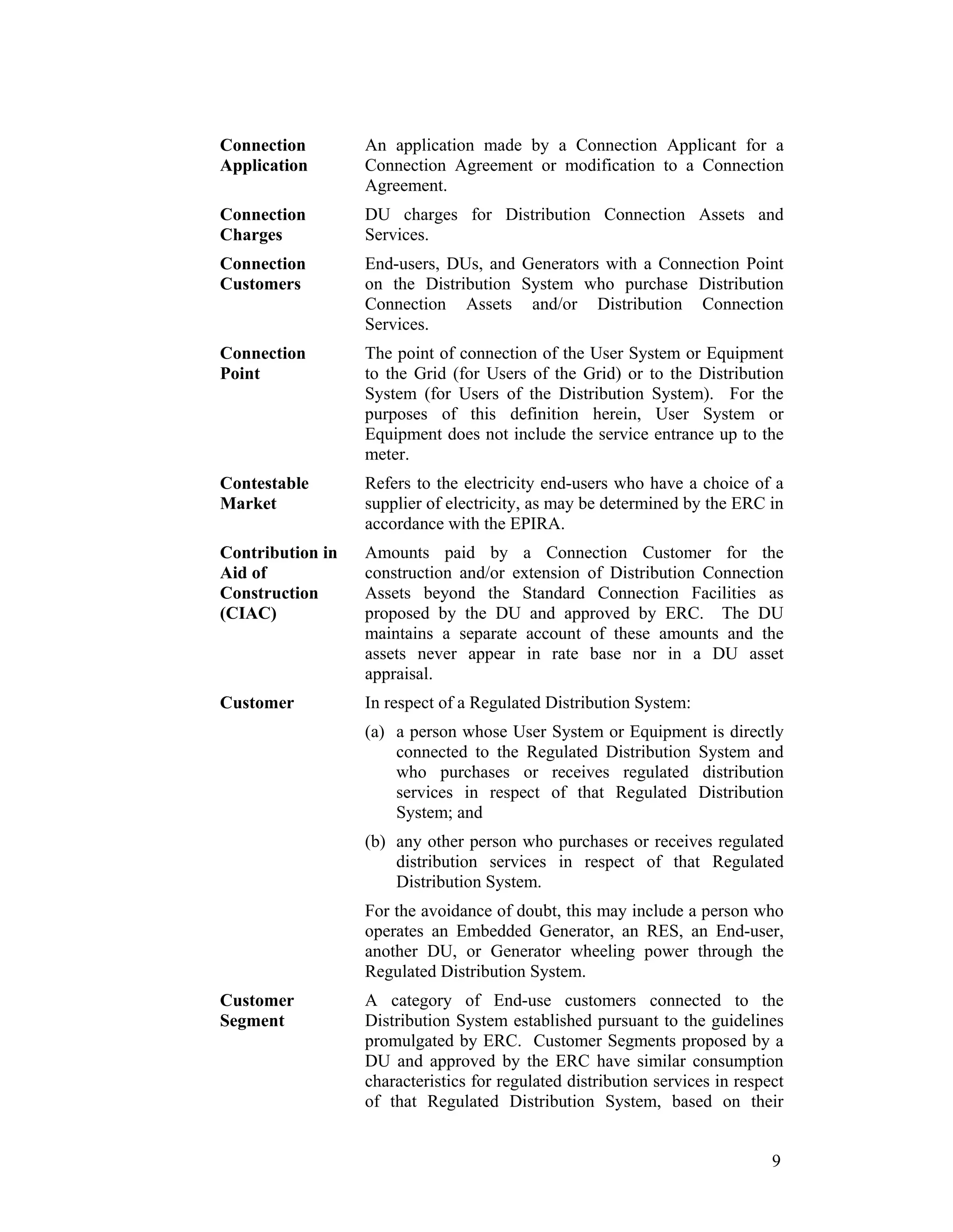 Distribution services and access rules doe | PDF