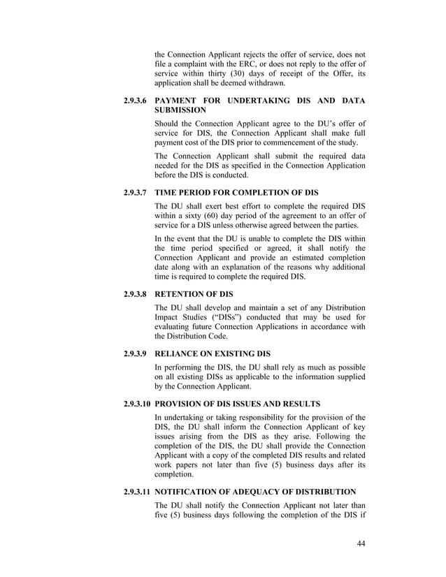 Distribution services and access rules doe | PDF