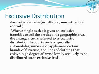 Distribution Strategies | PPTX