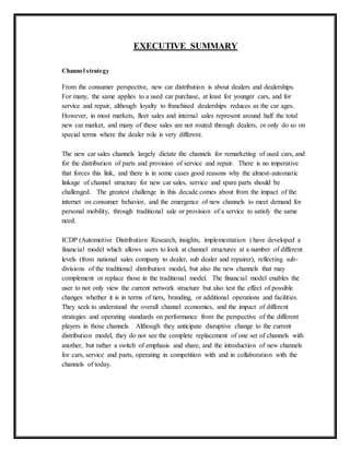 Distribution strategies of ford and maruti | DOCX
