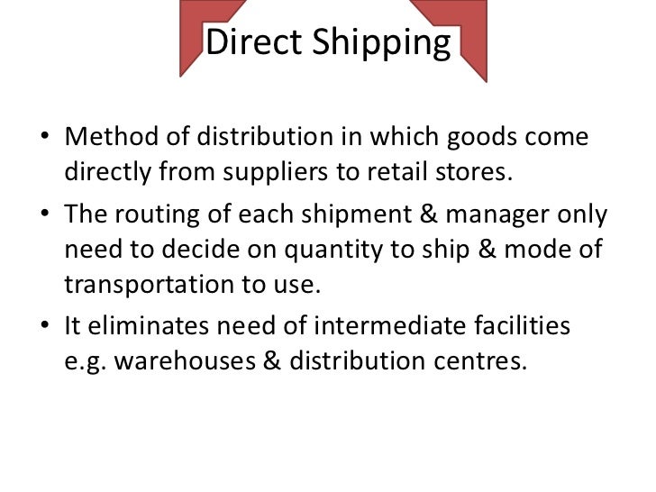 Distribution strategies with case study