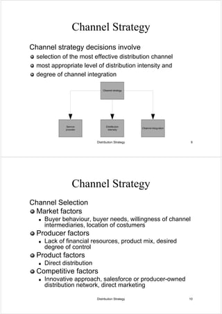 Distribution strategy | PDF